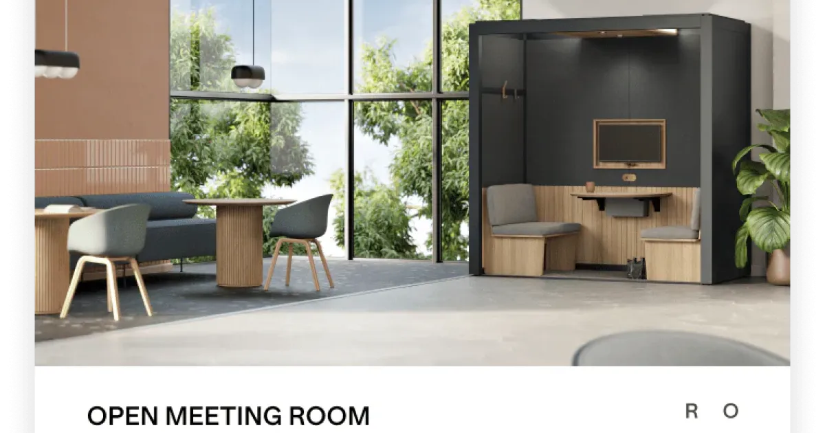 Open Meeting Room specsheet | ROOM